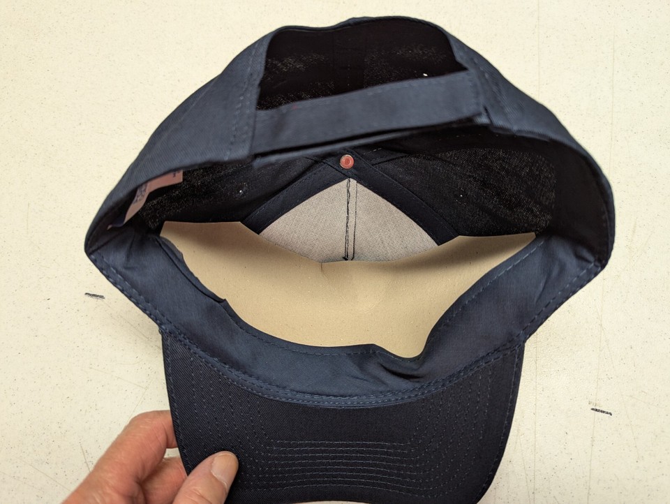 Pontiac GXP Deep Blue Hat Embroidered Silver n Red - Port & Co. 5 panel ...