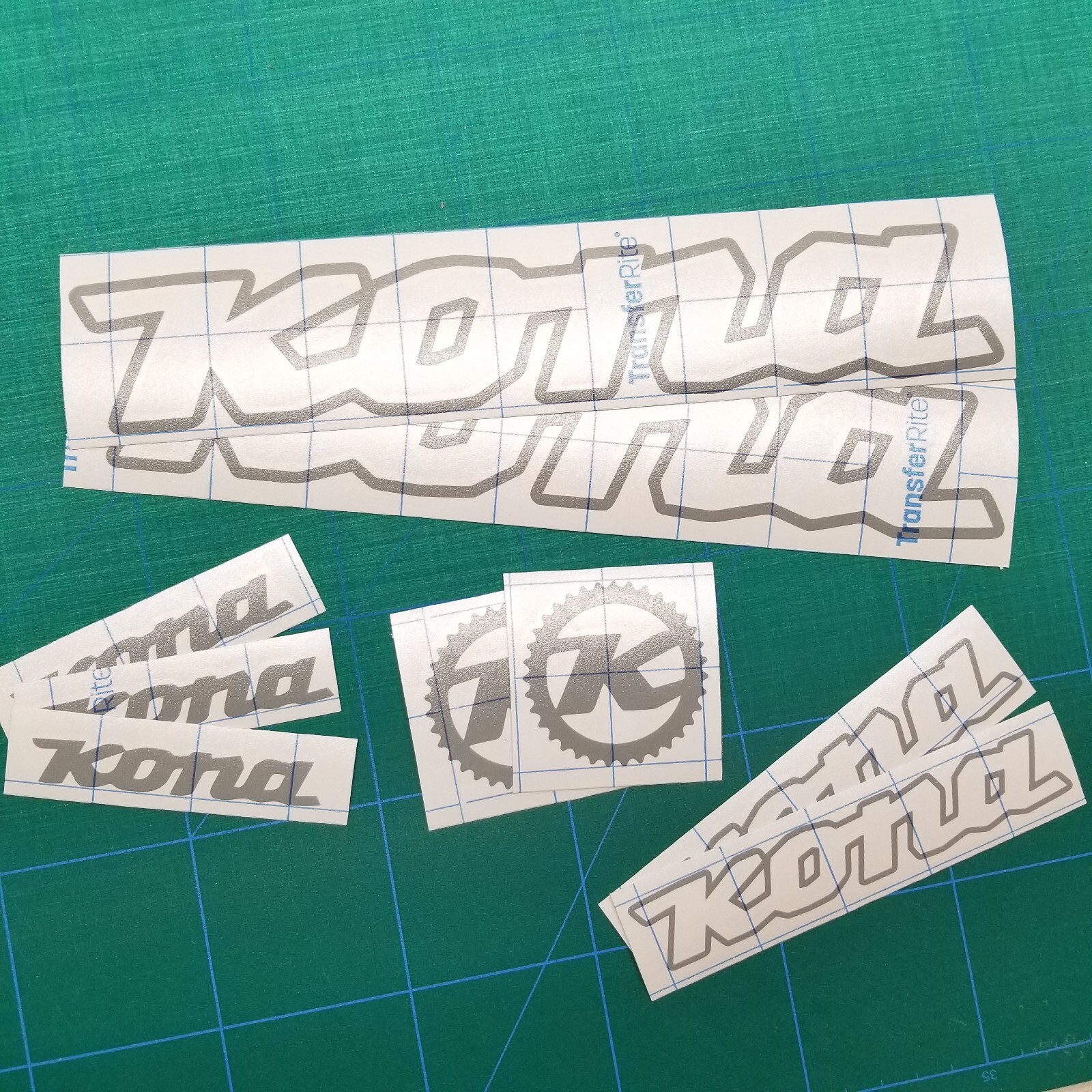 Kona Frame Decals. MTB CX DH XC. Process Honzo Custom colors. USA ...