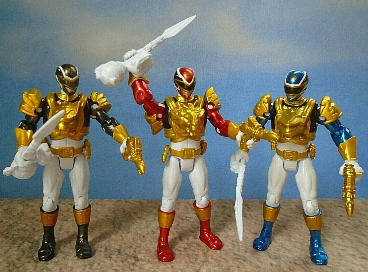 Power Rangers Megaforce Ultra Mode Megaforce Gold And White Rangers:
