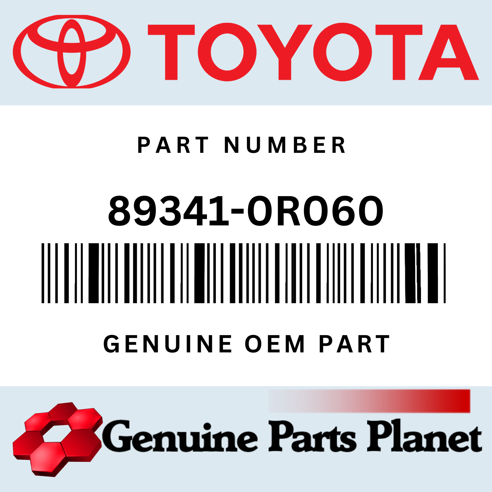 TOYOTA REAR BUMPER ULTRASONIC REVERSE PARKING AID SENSOR OEM 89341 ...