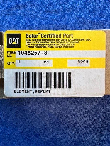 SOLAR CATERPILLAR 1048257-3 REPLACEMENT FILTER *** NEW** OPEN BOX | eBay