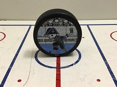 Milwaukee Admirals "Skeleton Fans" Hockey Puck AHL Nashville Predators ...