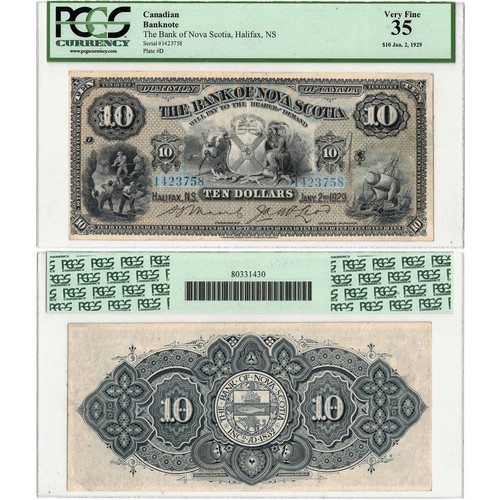 $10 1929 Bank of Nova Scotia Canada Chartered Note #550-18-20b - PCGS ...
