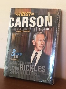 The Best of JOHNNY CARSON VOLUME 1 3 DVD Set Brand New SEALED | eBay
