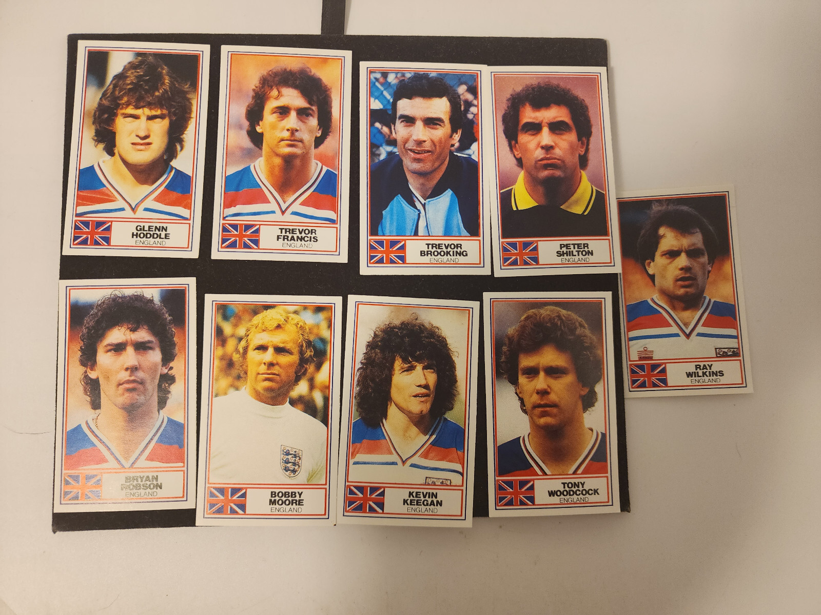 Lot Of 9 1984 Rothmans Football International Soccer Stars England Team ...