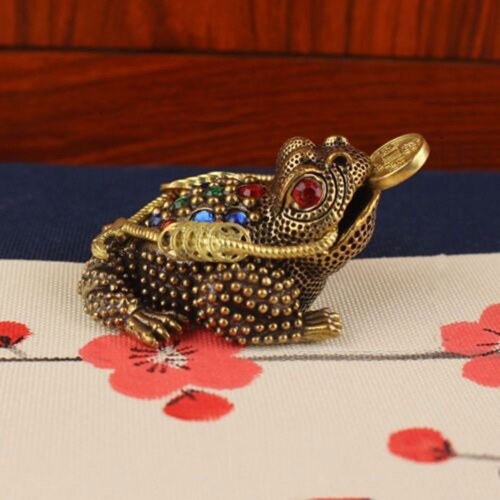 Golden Toad Ornaments Hollow Toad Craft High-quality Toad Sculpture | eBay