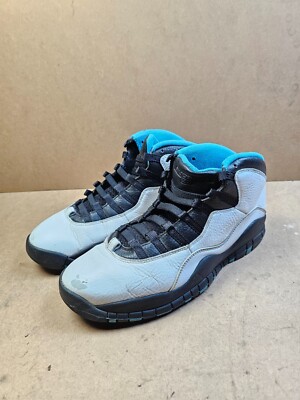 Nike Air Jordan 10 Retro Powder Blue 2013 Size 10 White Blue Black ...