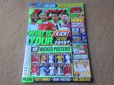 KICK MAGAZINE ISSUE 175 MCFC STERLING 2019/20 CHRISTMAS LIMITED EDITION ...