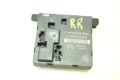 OEM Mercedes W219 CLS550 06-11 Right Passenger REAR Door Control Module ...