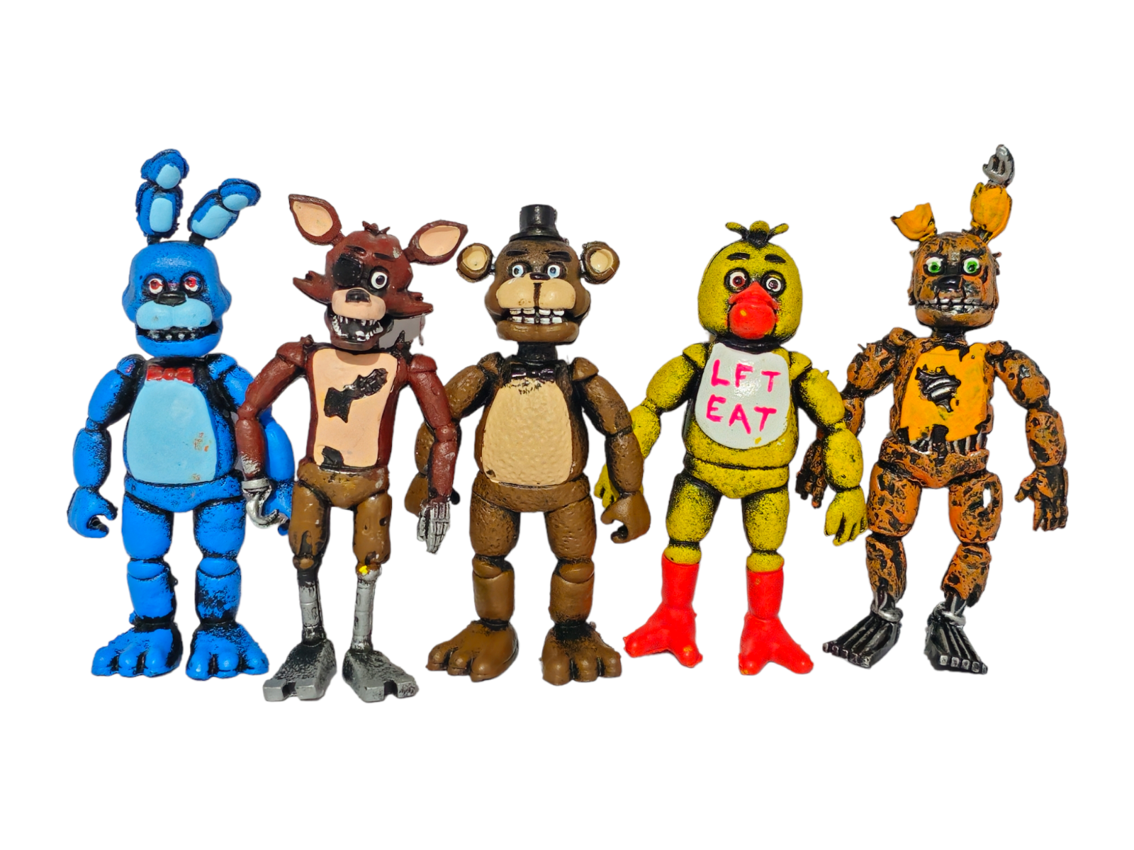 TOY MEXICAN ACTION 5 FIGURES FIVE NIGHTS AT FREDDY'S FAZBEAR'S ...