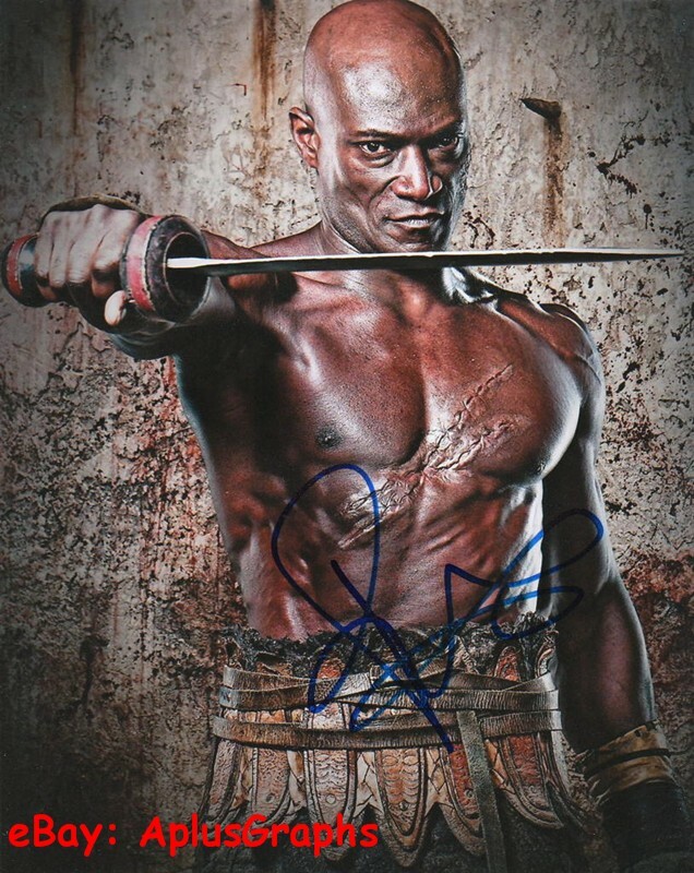Peter Mensah Spartacus Peter Mensah In Spartacus 8"x10" Signed