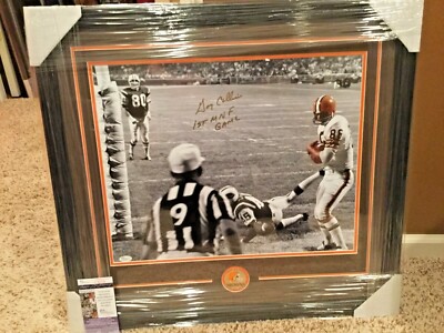 Gary Collins #86 signed Cleveland Browns NFL 16x20 FRAMED photo JSA | eBay