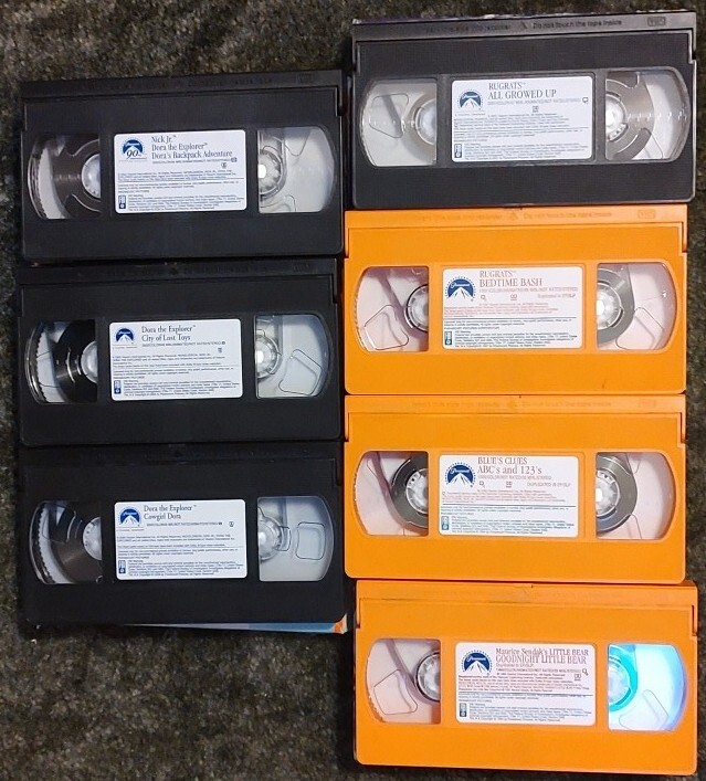 Nickelodeon VHS Lot of 7 (Rugrats, Dora, | Grelly USA