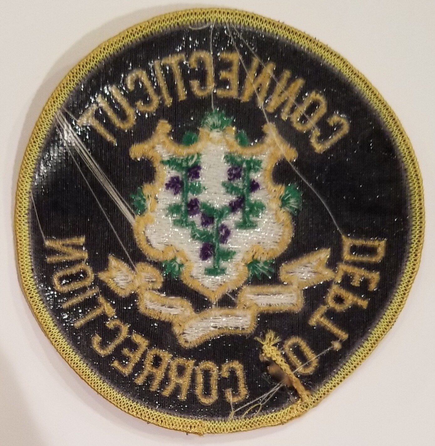 Connecticut Dept. of Corrections Embroidered Color Shoulder Patch | eBay