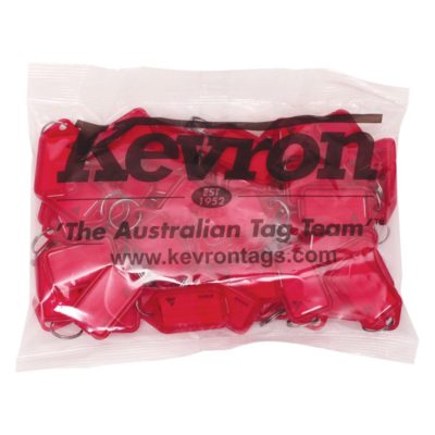Red Plastic Key Tags -Bag Of 50- FREE POST | eBay Australia