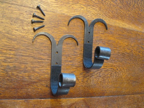 Wall Mount Gun Rack Rifle Gun Hooks Gun Hangers WIDE 1" STEEL | eBay