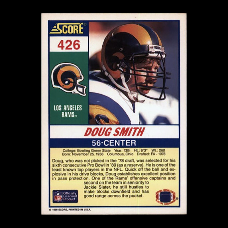 1990 Score Football #426 - Doug Smith [Base] Los Angeles Rams | eBay