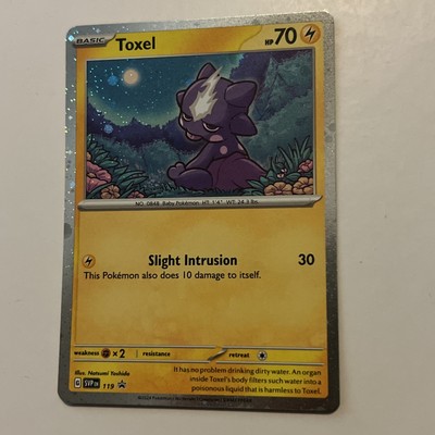 Toxel (Cosmos Holo) (119c/228) Scarlet & Violet Black Star Promos NM ...