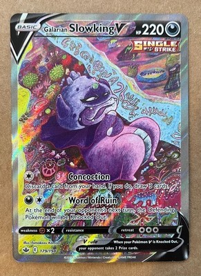 Galarian Slowking V (Alternate Full Art) 179/198 Sword & Shield ...