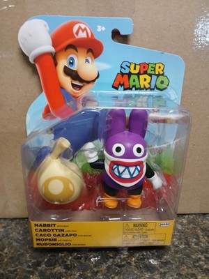 2026 Jakks World of Nintendo Super Mario NABBIT 4" Action Figure NIB ...