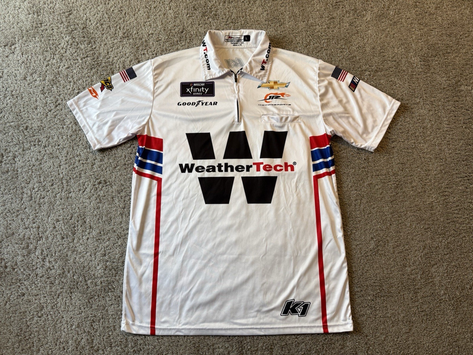 NASCAR Connor Zilisch/SVG 2025 JR Motorsports Weathertech Xfinity Crew ...