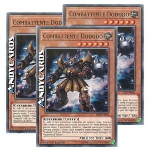 3x COMBATTENTE DODODO • (Dododo Buster) • Comune • LED6 IT042 • Yugioh ...