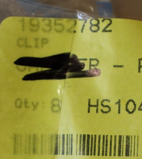 NEW For GM Buick Chevrolet Rocker Moulding Clips (8) With Sealer ...