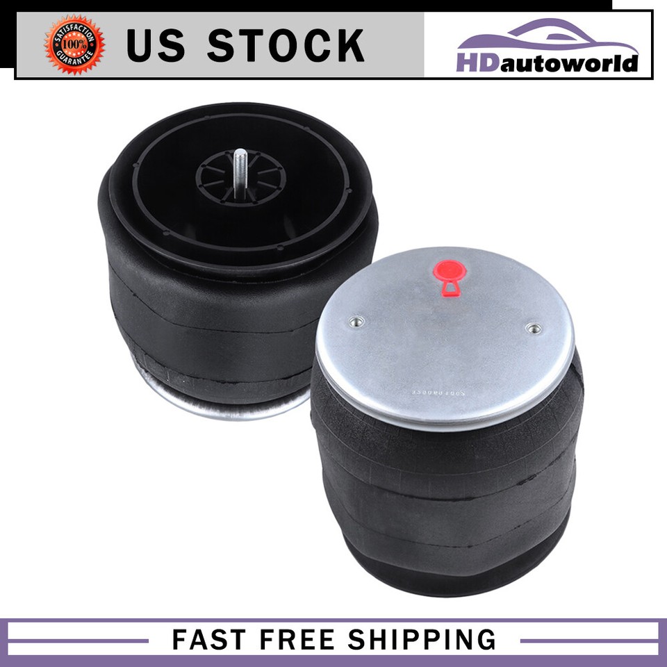 2x Air Suspension Spring Bags W01-358-9069 For Peterbilt Goodyear 1R12 ...
