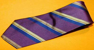 SANTOSTEFANO MADE IN ITALY MULTI COLOR STRIPED TIE - TIES - DESIGNER ...