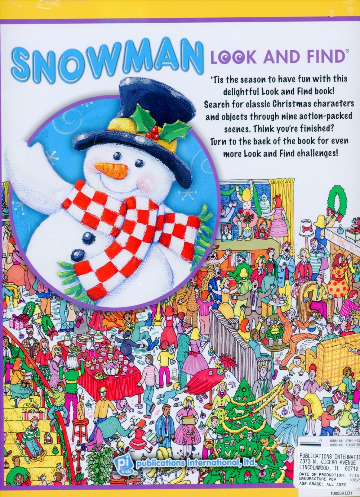 Look and Find : Snowman (2009, Hardcover) | eBay