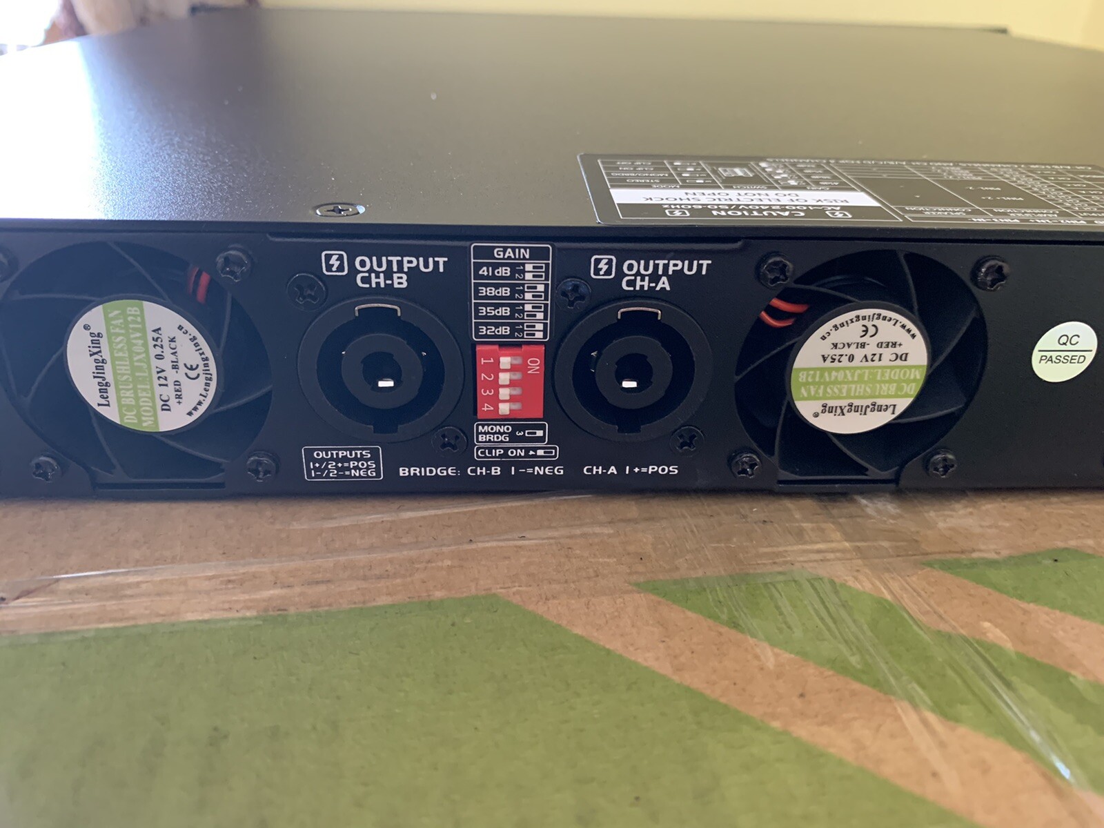 Admark AD 42 Power Amplifier 1 u - 2 Channel Sound System (New) | eBay