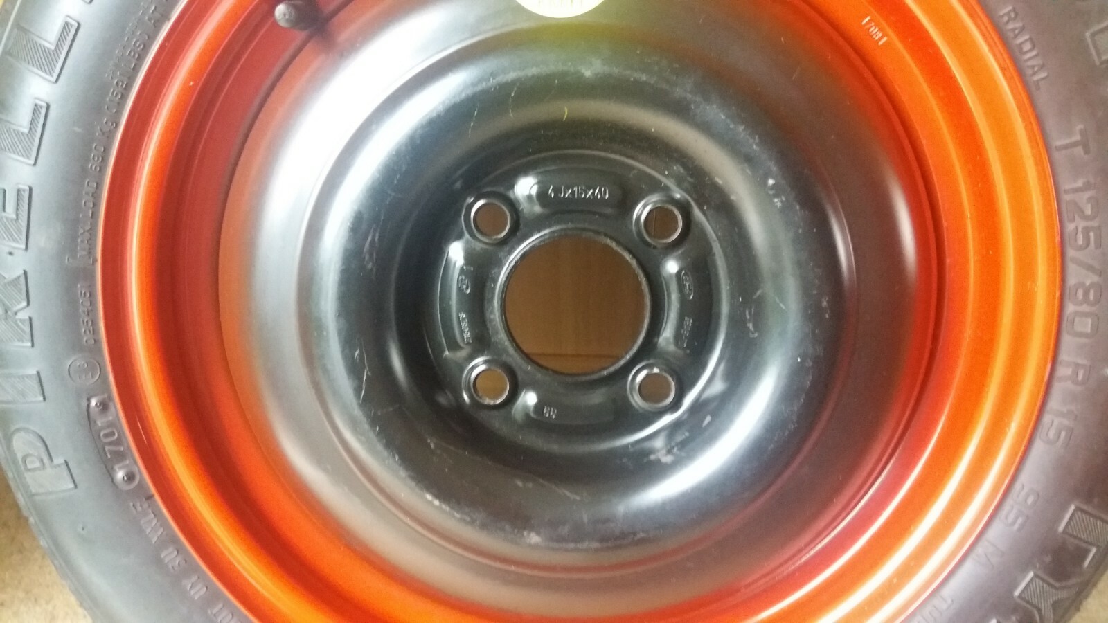 Unused Ford temporary wheel c/w Pirelli tyre. £20 buyer to collect ...