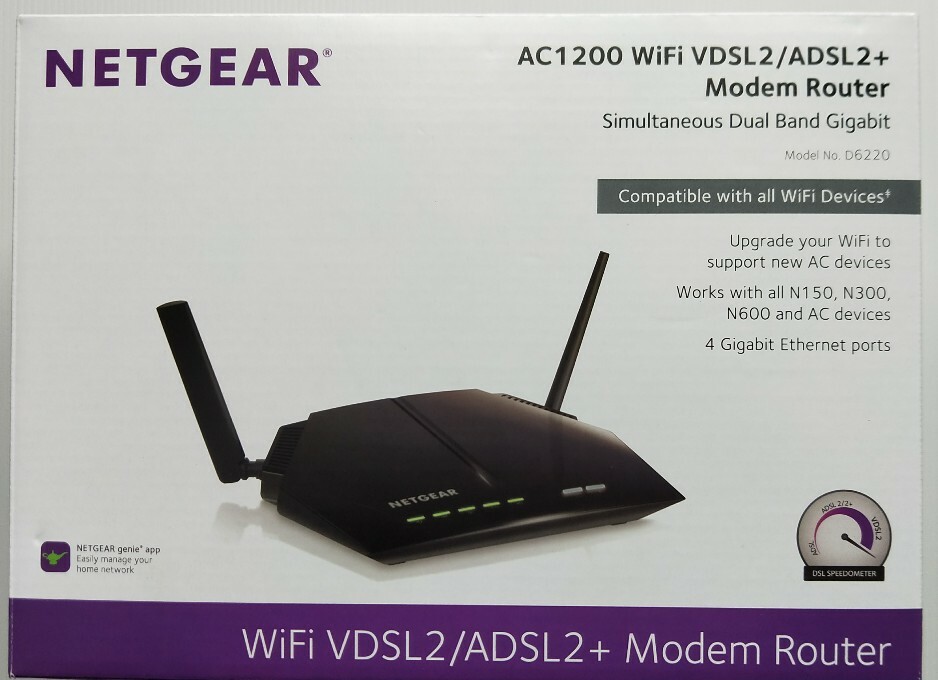 insetto squillare produzione netgear d6220 modem router wifi ac1200 ...