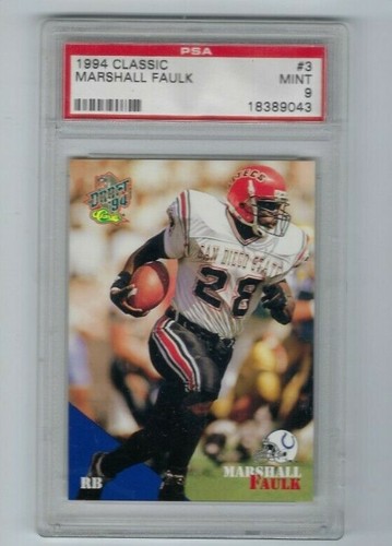 1994 Classic NFL Draft - #3 Marshall Faulk (RC) for sale online | eBay