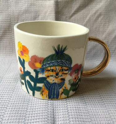 Cat Mug Anthropologie