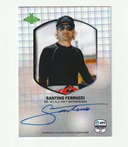 2025 SANTINO FERRUCCI signed SIGNATURE SERIES HERO INDYCAR PARKSIDE ...