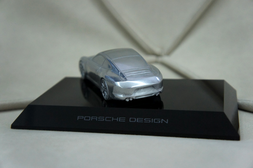 NIB Porsche Design P'8000 911 991 Chrome Aluminum Model Scale 1:43 ...