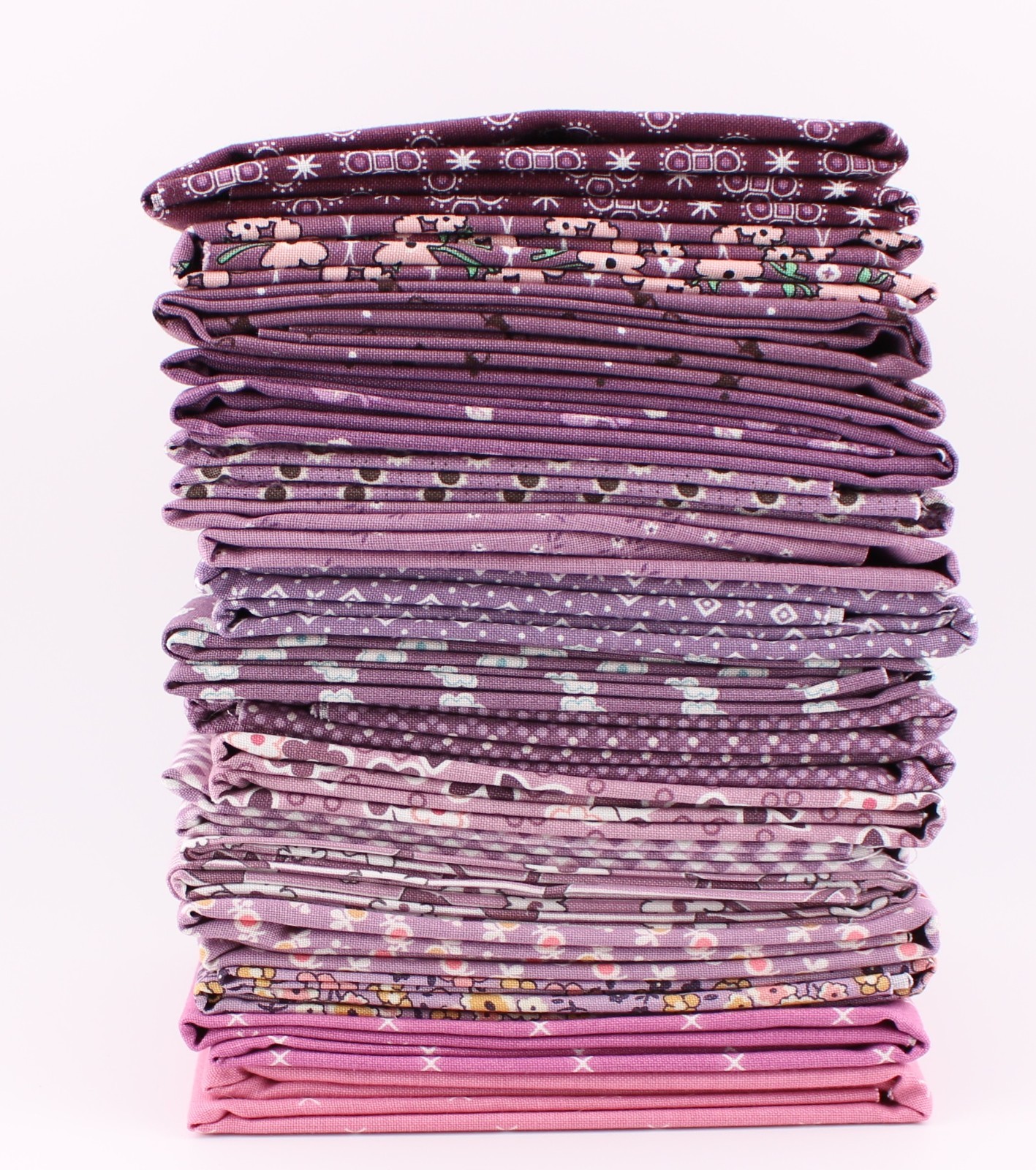 Fat Quarter Bundle Scrappy Purple 16 Fat Quarters Lori Holt Riley Blake ...