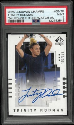 2025 UD Goodwin Champions Trinity Rodman Future Watch Auto PSA 8 /299 ...