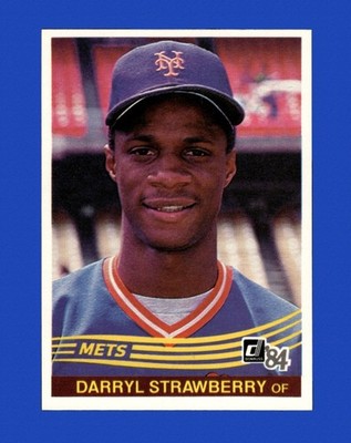 1984 Donruss Set-Break # 68 Darryl Strawberry RC NM-MT OR BETTER ...
