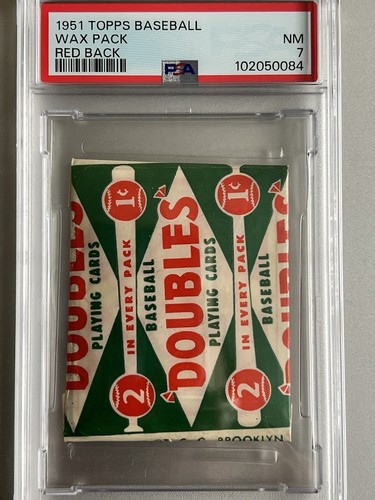 1951 Topps Baseball Red Backs Wax Pack PSA 7 | eBay