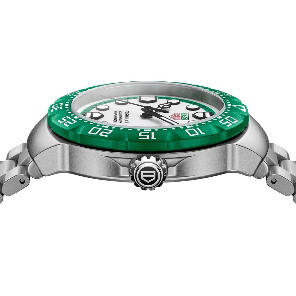 Formula 1 NEW TAG Heuer Green Solargraph WBY1113.BA0042 Limited Edition ...