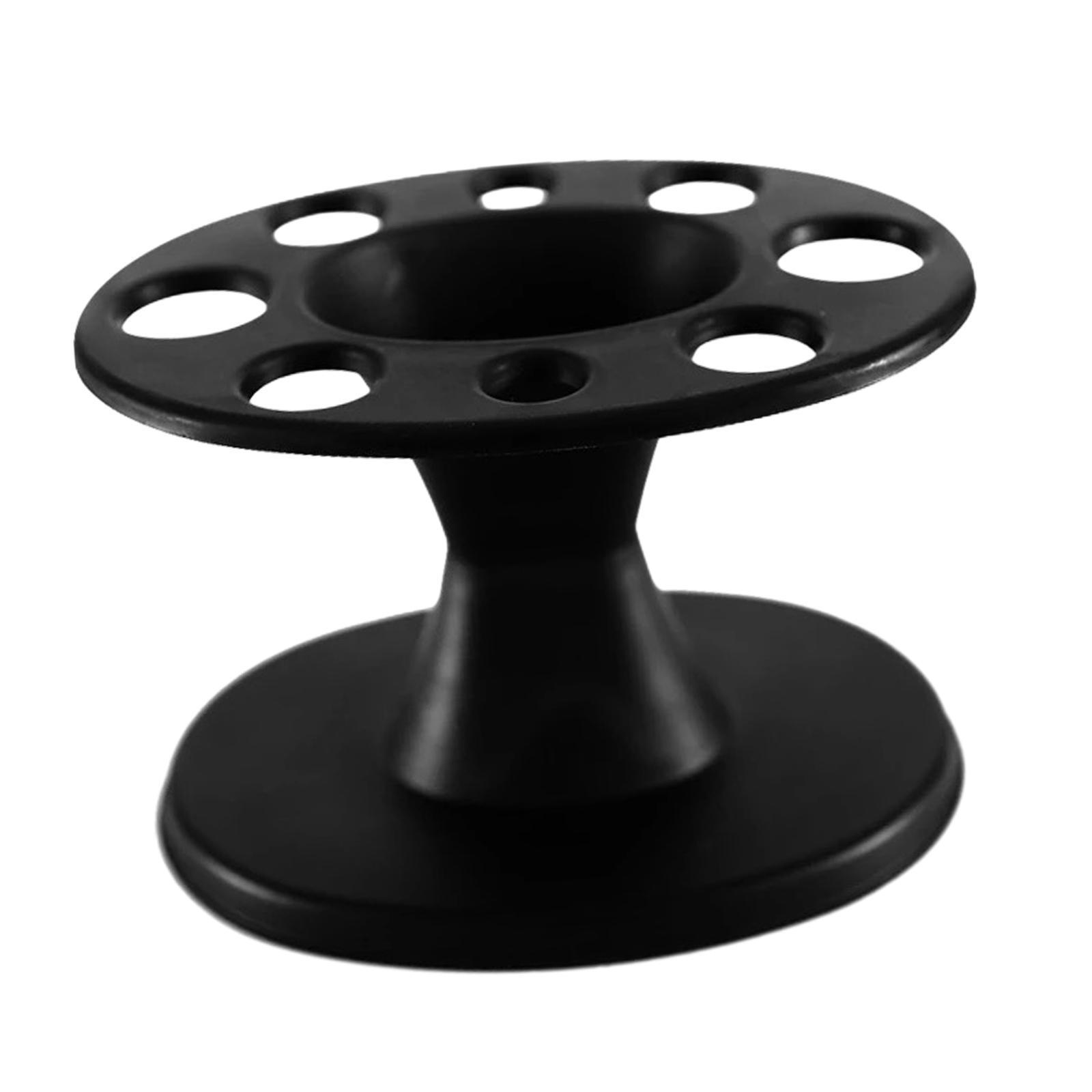 Round Comb Storage Stand Accessories Black Hair Styling Tools Practical ...