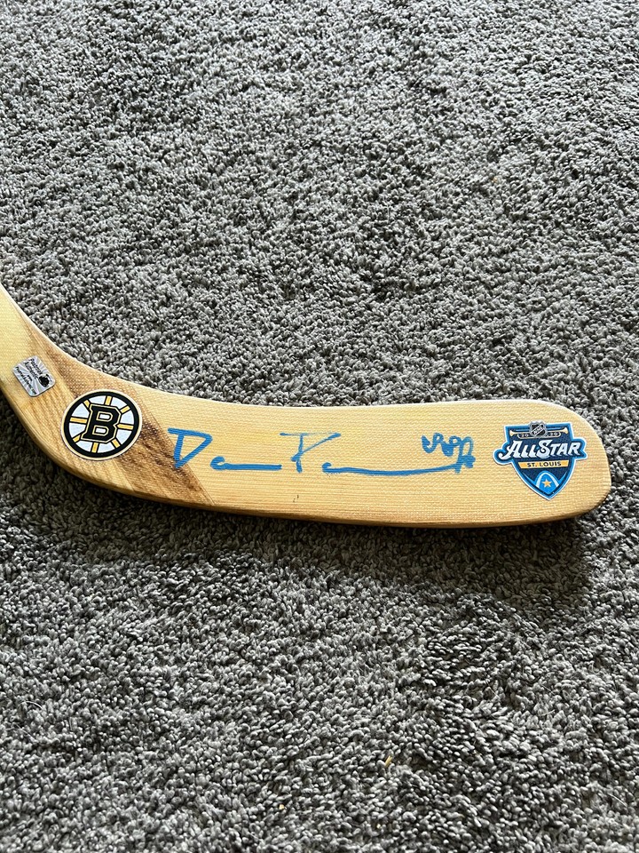 DAVID PASTRNAK "PASTA" Boston Bruins SIGNED Autographed Hockey Stick ...