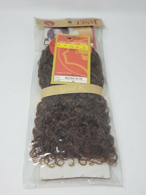 100% Human Hair Natural Water W-12 Wave Curl Janet Collection Gold K ...