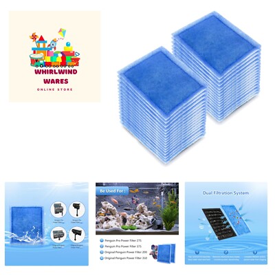 Aquarium Filter Cartridge 32 Pack Rite-Size C Filter Replacement ...