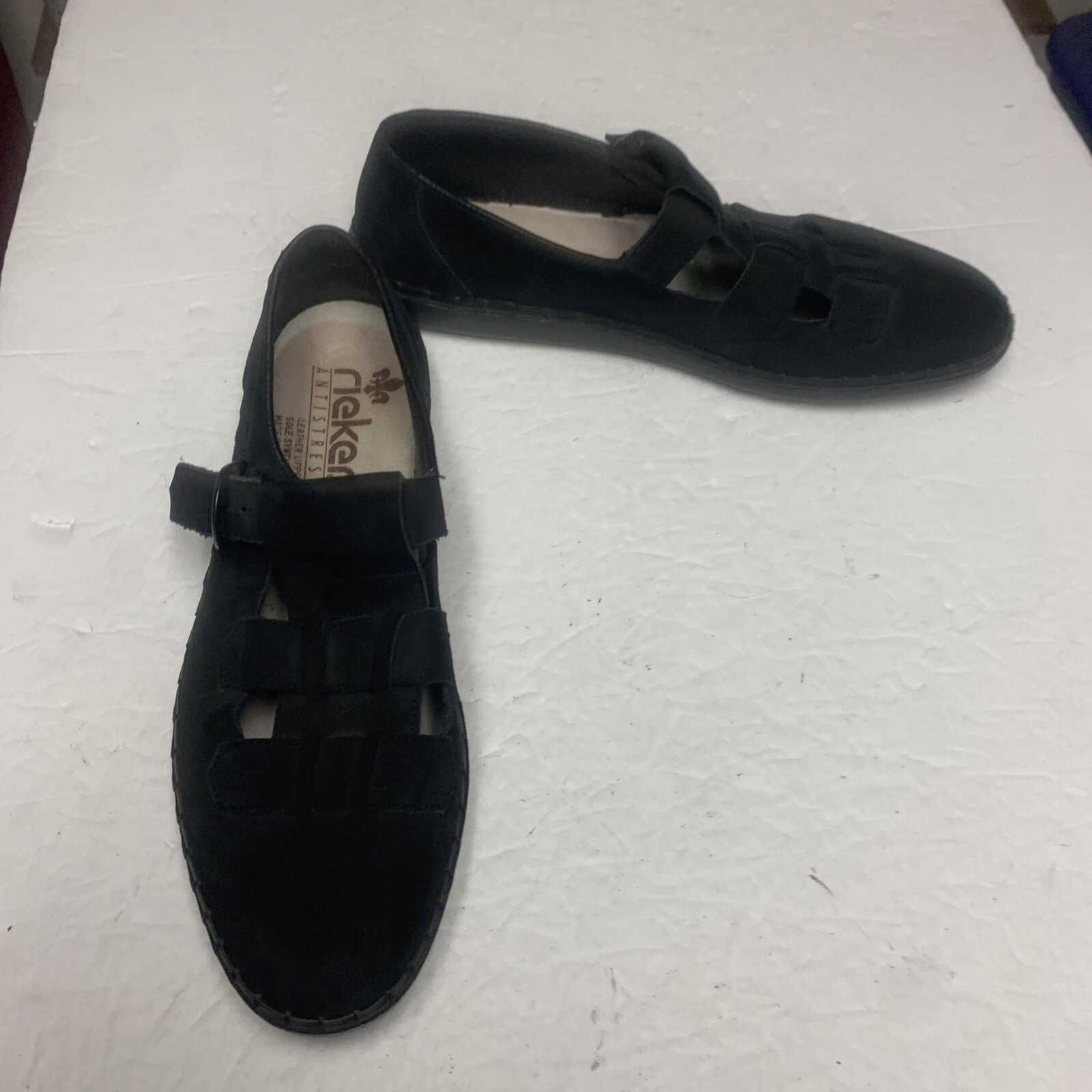 Rieker Women's Lightweight Spring/Summer Low-Wedge Ad… - Gem