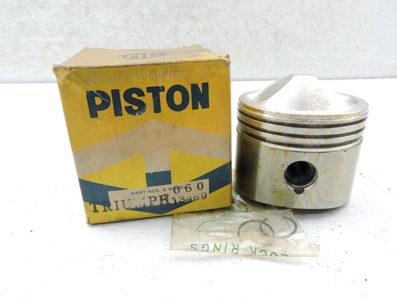 NOS .060 Piston Triumph T20 200 Tiger Cub T3127 | eBay