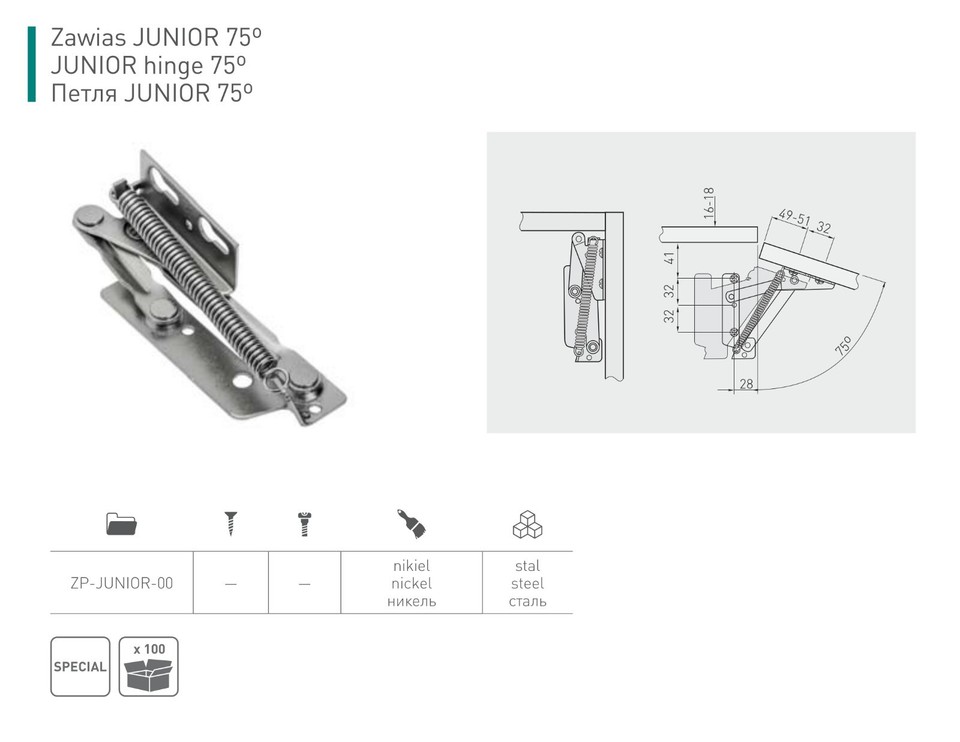 Pair of Lift up cabinet door spring assisted stay hinges | eBay UK