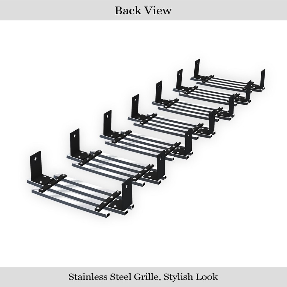Fits 2003-2007 Hummer H2 Main Upper Stainless Chrome Billet Grille ...